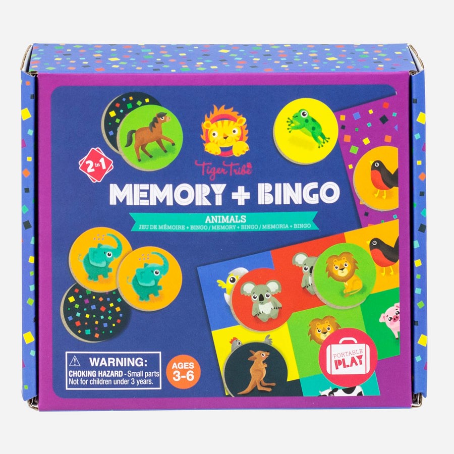 Tiger Tribe Memory & Bingo – Animals | Matching Game for Kids – The ...