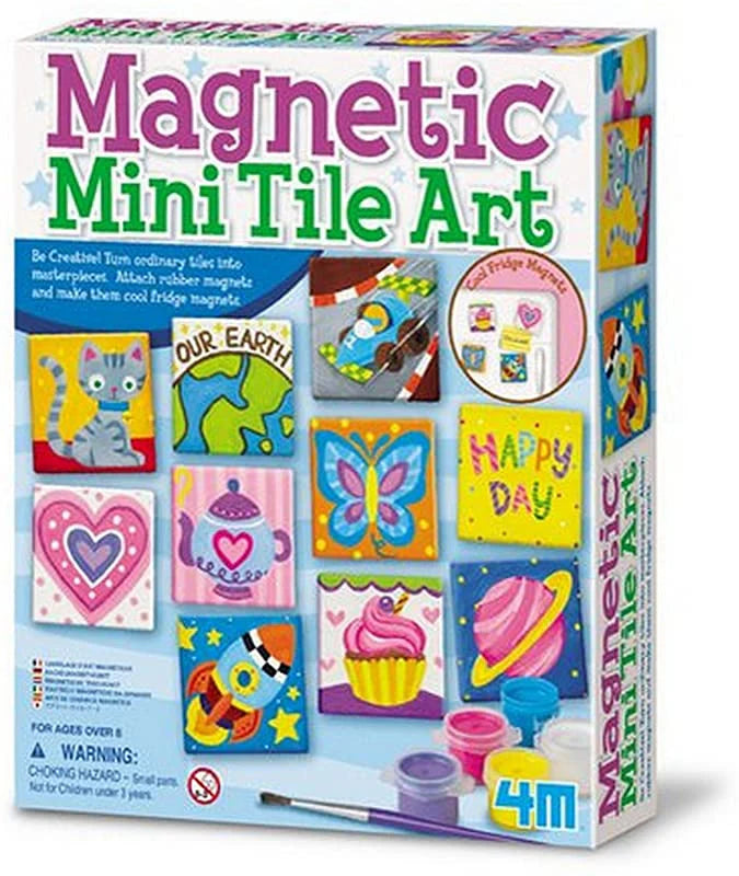 4M Magnetic Mini Tile Art Kit – Mosaic Art Craft for Kids – The Toybox ...