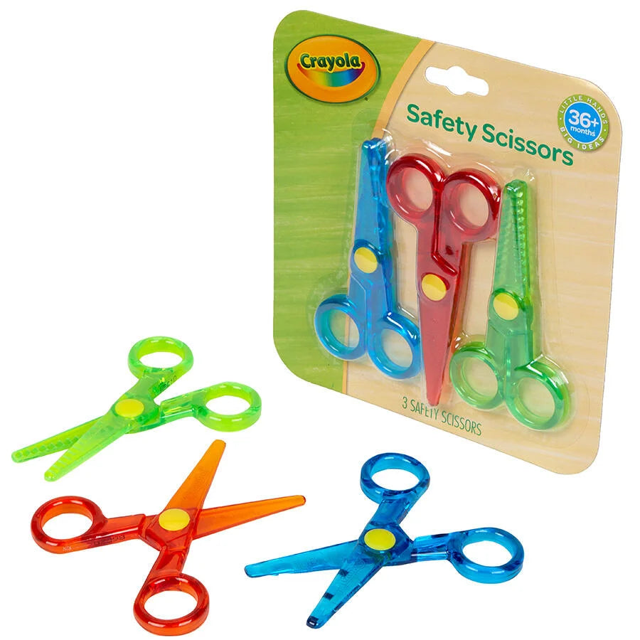 Crayola My First Safety Scissors 3pk – The Toybox NZ Ltd
