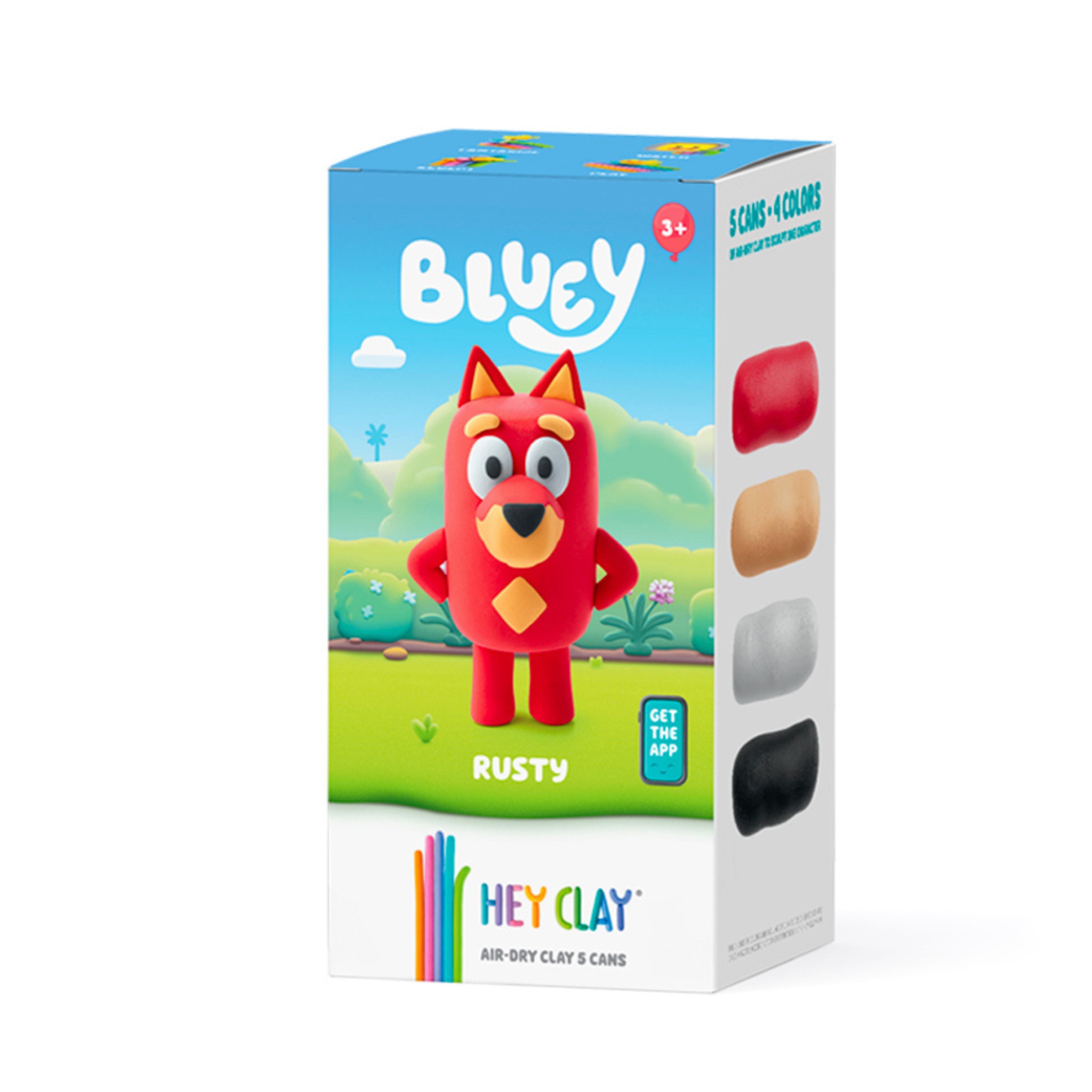 Hey Clay Rusty – Single Pack | Bluey Series Creative Clay Kit – The ...