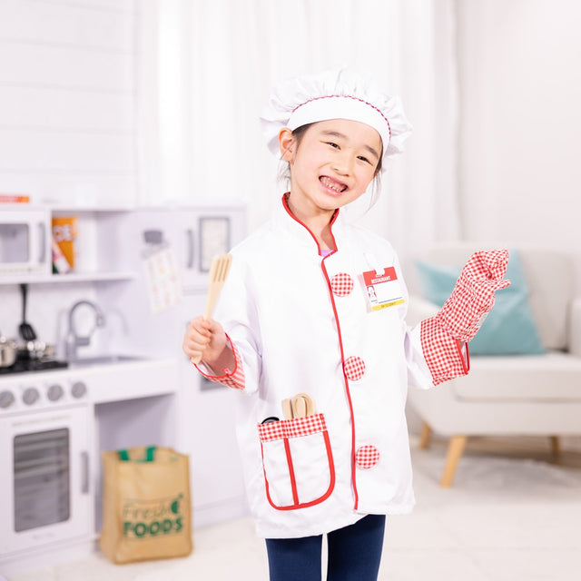 Melissa & Doug Chef Role Play Costume Set – Dress-Up Kitchen Toy | The ...