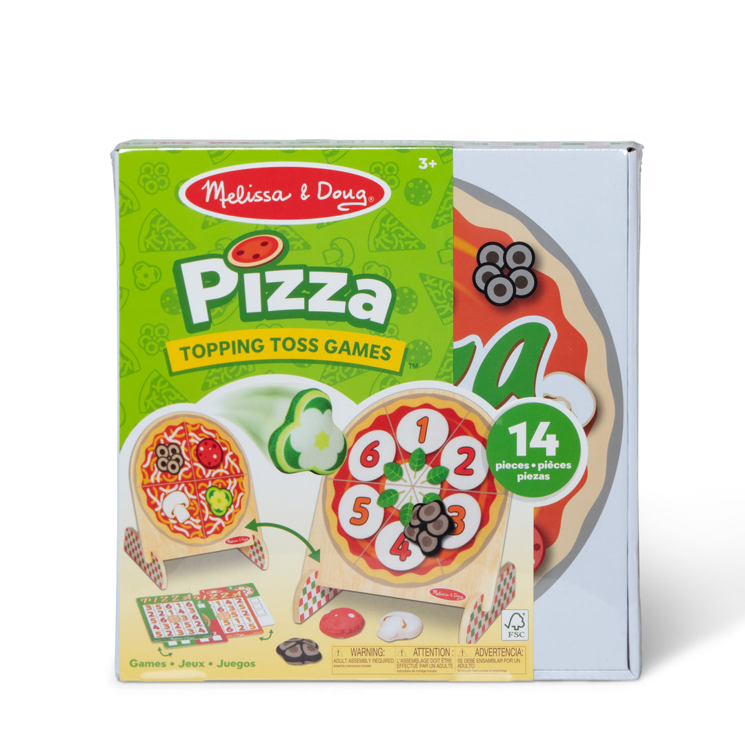 Melissa & Doug Pizza Topping Toss* – The Toybox NZ Ltd