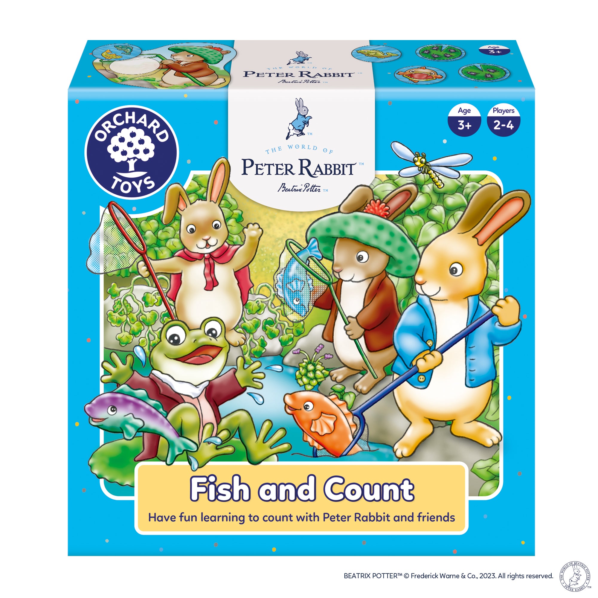 Orchard Toys Peter Rabbit Fish & Count Game | Educational Board Games ...