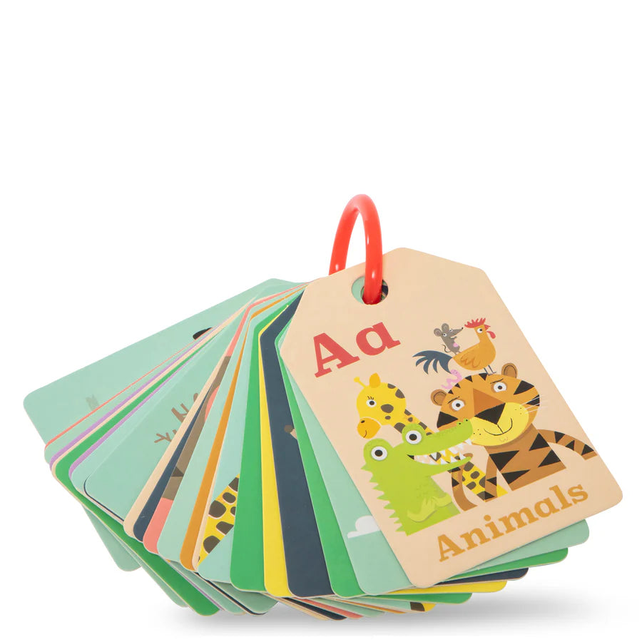 Tiger Tribe Animal ABC Flash Cards | Portable Alphabet Learning for ...